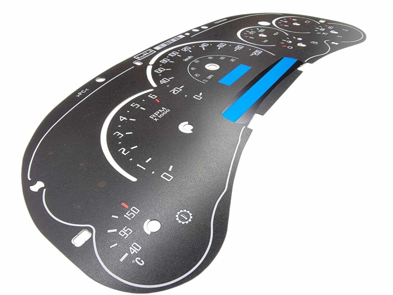 2003-2005 GM Instrument Gauge Cluster Overlay - Metric